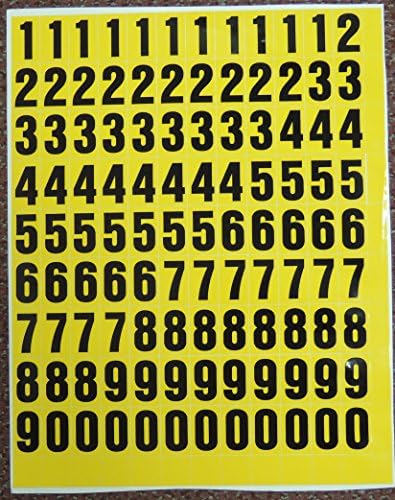Amazon.com : Stick on Vinyl Lettering,NUMBERS ONLY, Self Adhesive ...