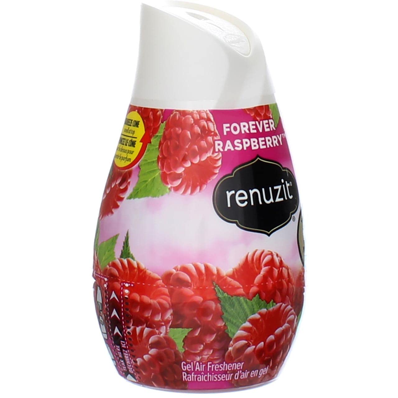 Adjustables Air Freshener, Forever Raspberry, Solid, 7 oz Cone (12 Pack)