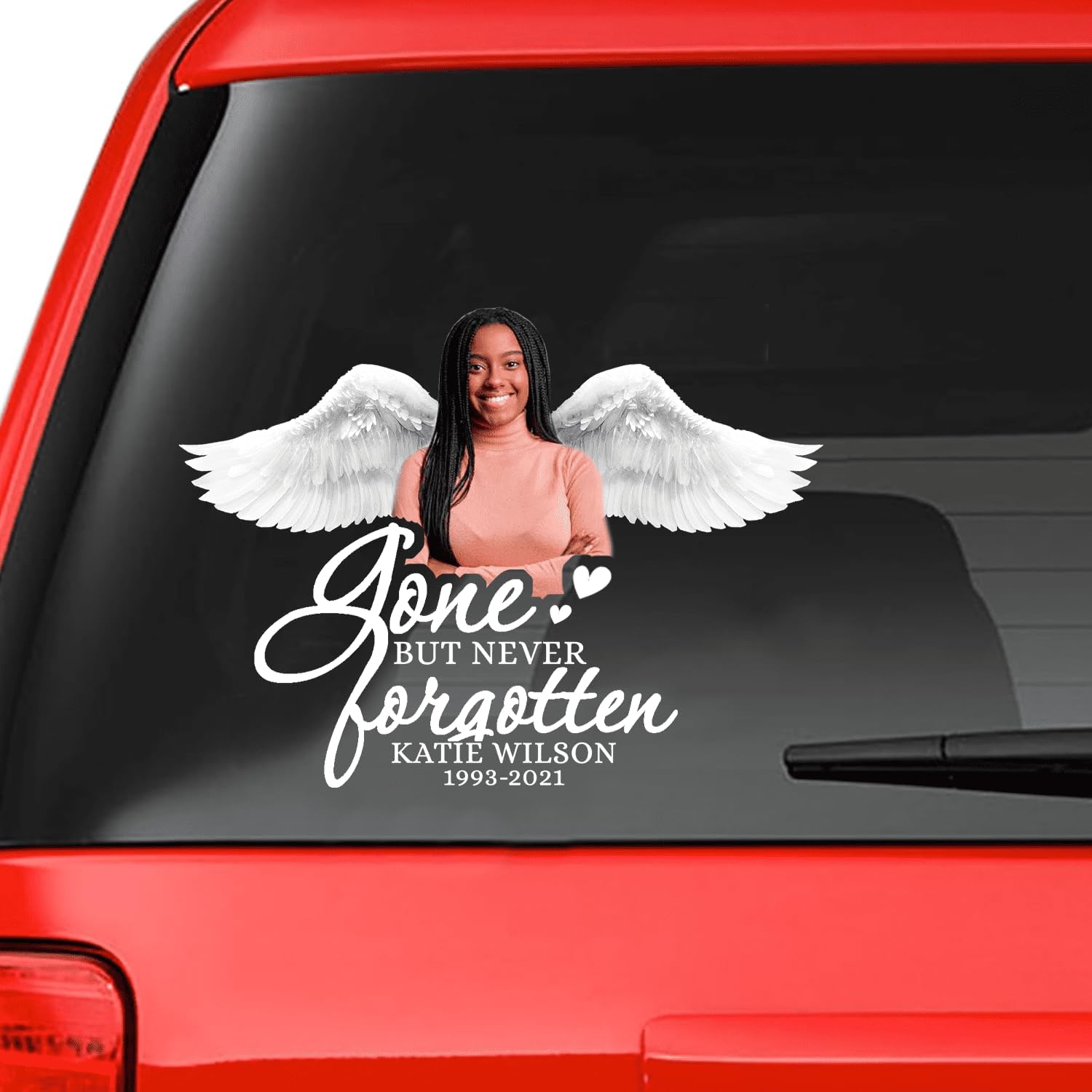 Amazon.com - in Memory of Personalized Memorial Decals. Loss of Loved ...