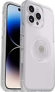 Amazon.com: OtterBox + Pop Symmetry Clear Series Case for iPhone 14 Pro (Only) - Non-Retail ...
