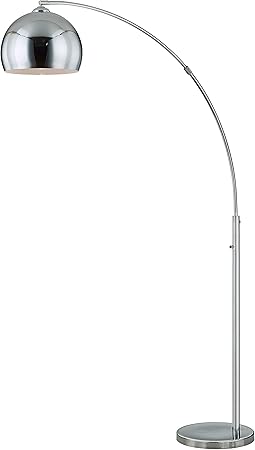 Artiva USA LED611108FC Alrigo Modern 80 inch Led Arch Floor Lamp with ...