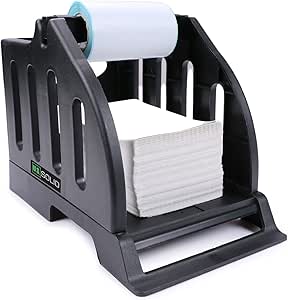 U.S. Solid Label Holder for Rolls and Fan-Fold Labels, 2 in 1 Desktop ...