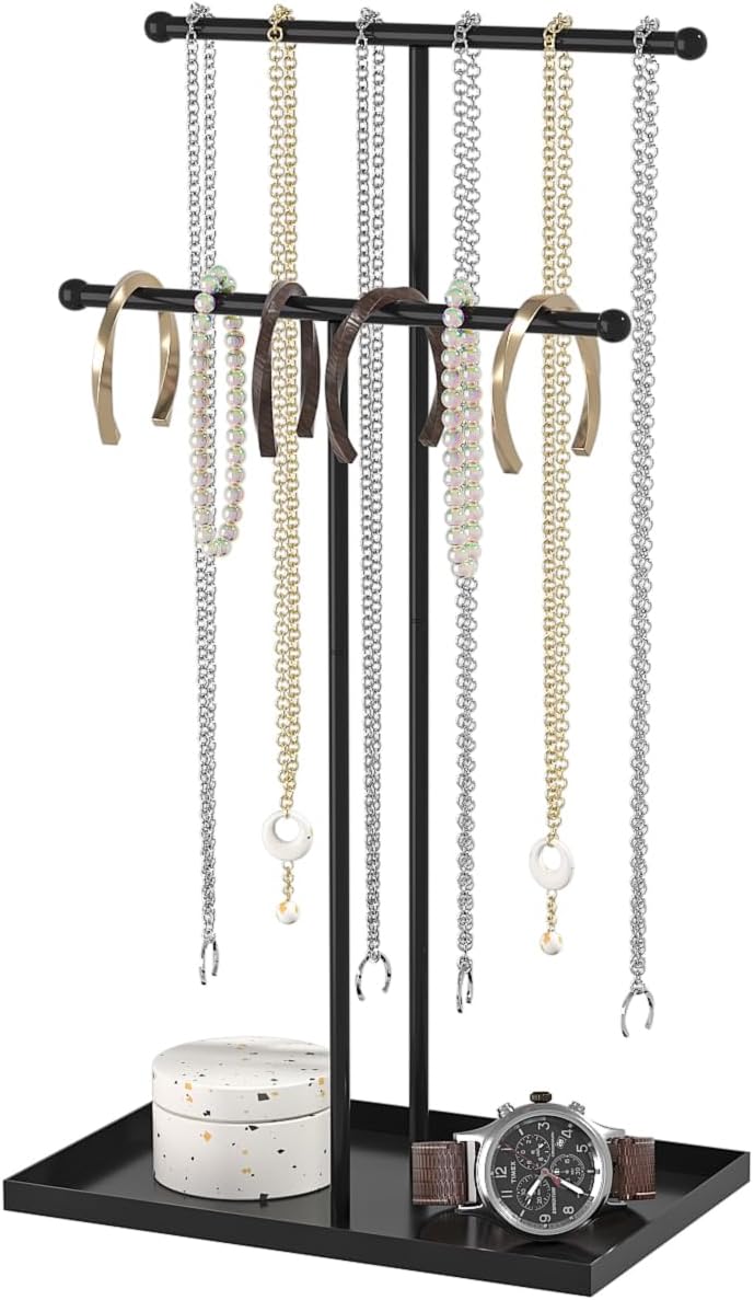 Amazon.com: Ausalivan Necklace Organizers Holder, Small Jewelry Display ...