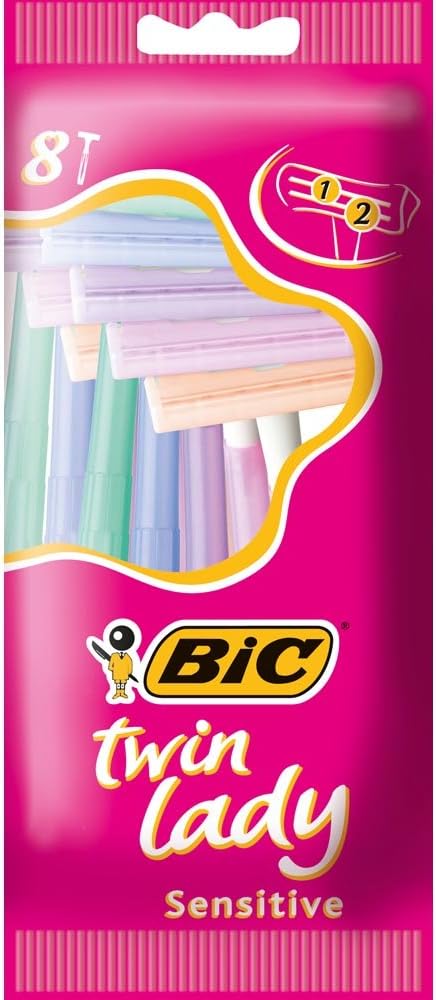 BIC Twin Lady Sensitive Razor - Pack of 8 : Amazon.co.uk: Health ...