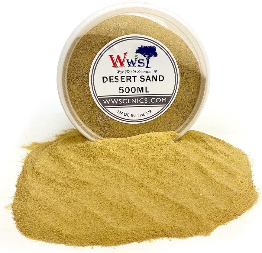 Amazon.com: WWScenics Desert Model Sand | 500ml Tub | Scenery Basing ...