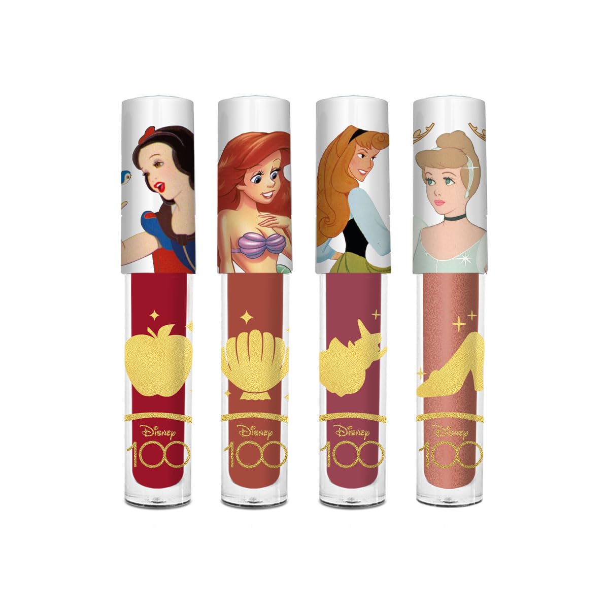 Disney Set 4 Labiales Mate 'Princesas Clásicas': Cobertura Media ...
