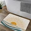 Amazon.com: QGFM Boho Door Mat - Boho Sun Ocean Front Door Mats Outdoor ...