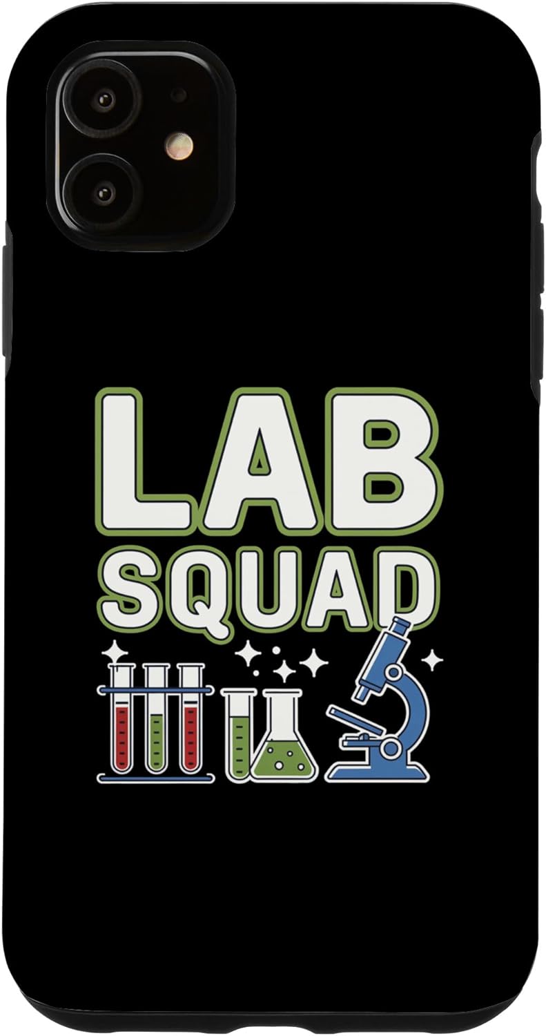 Amazon.com: iPhone 11 Lab Squad Testing Lab Laboratory Assistant Case ...