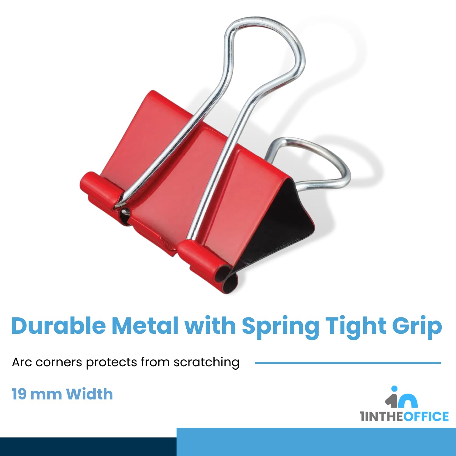 Snapklik.com : 1InTheOffice Small Binder Clips 3/4 Inch, Paper Clamps ...