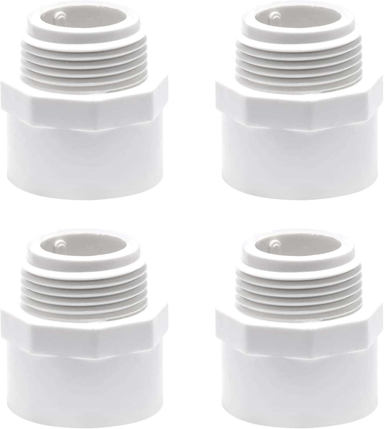 Amazon.co.jp: PVCオススレッドアダプター4個(1 1/2インチ) : 産業・研究開発用品