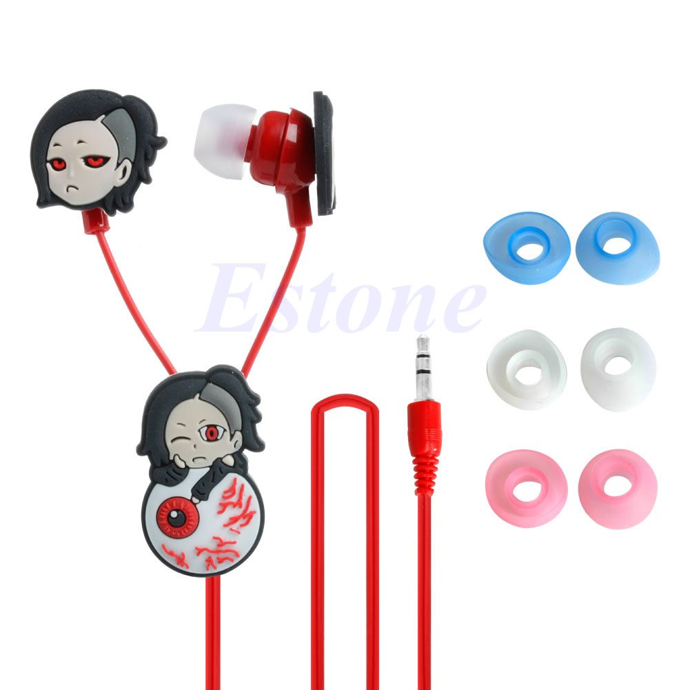 Yutone Fashion Anime Tokyo Ghoul Kaneki Ken Earphone Earbuds Headphones ...