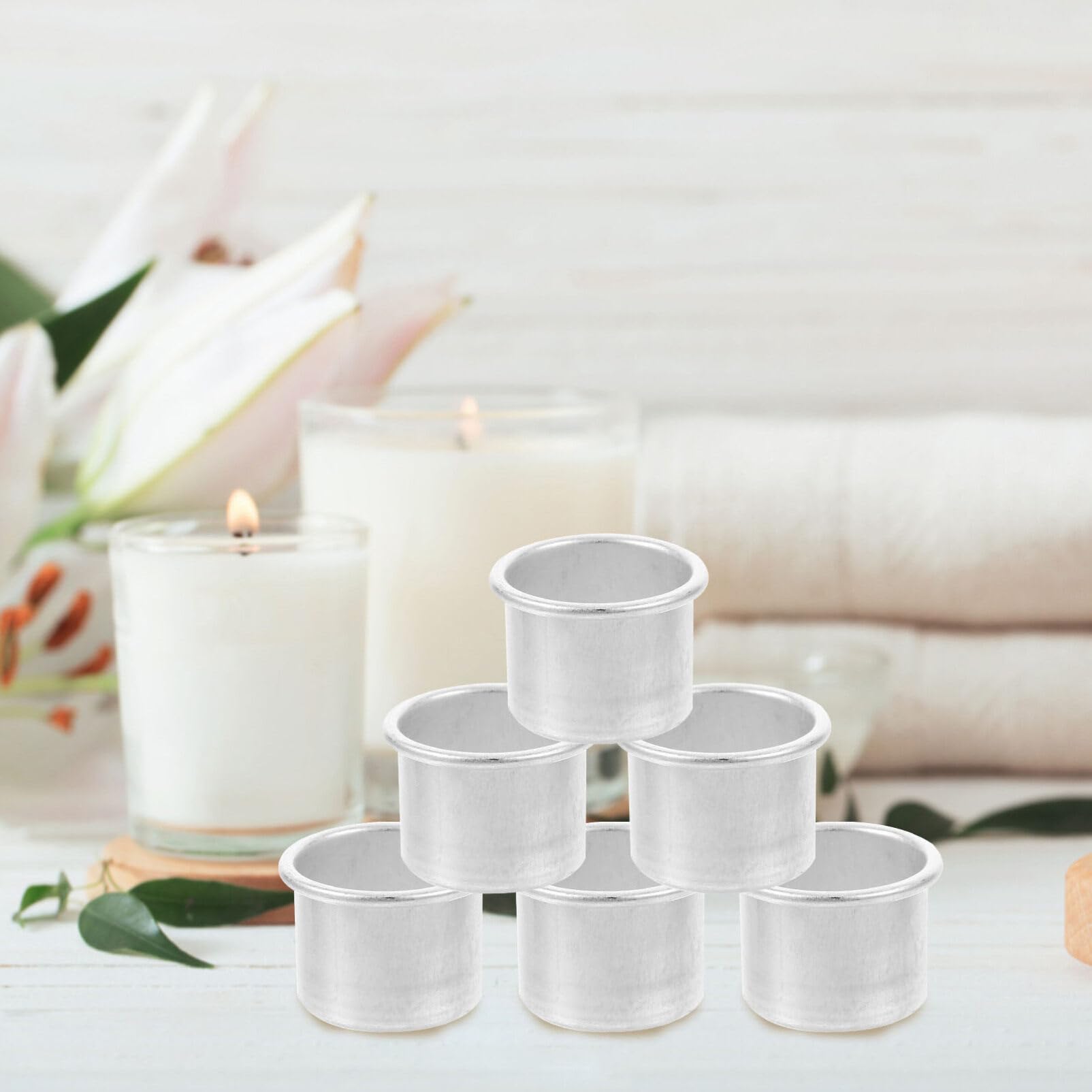 Metal Candle Holder Cups Candle Cups (Pkt 6) | Axminster Tools