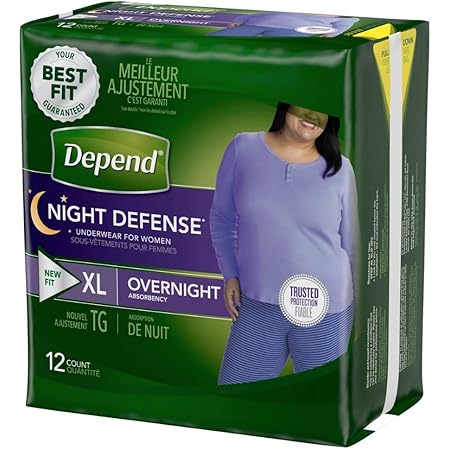 Amazon.com: Depend Night Defense Adult Incontinence Underwear for Women ...