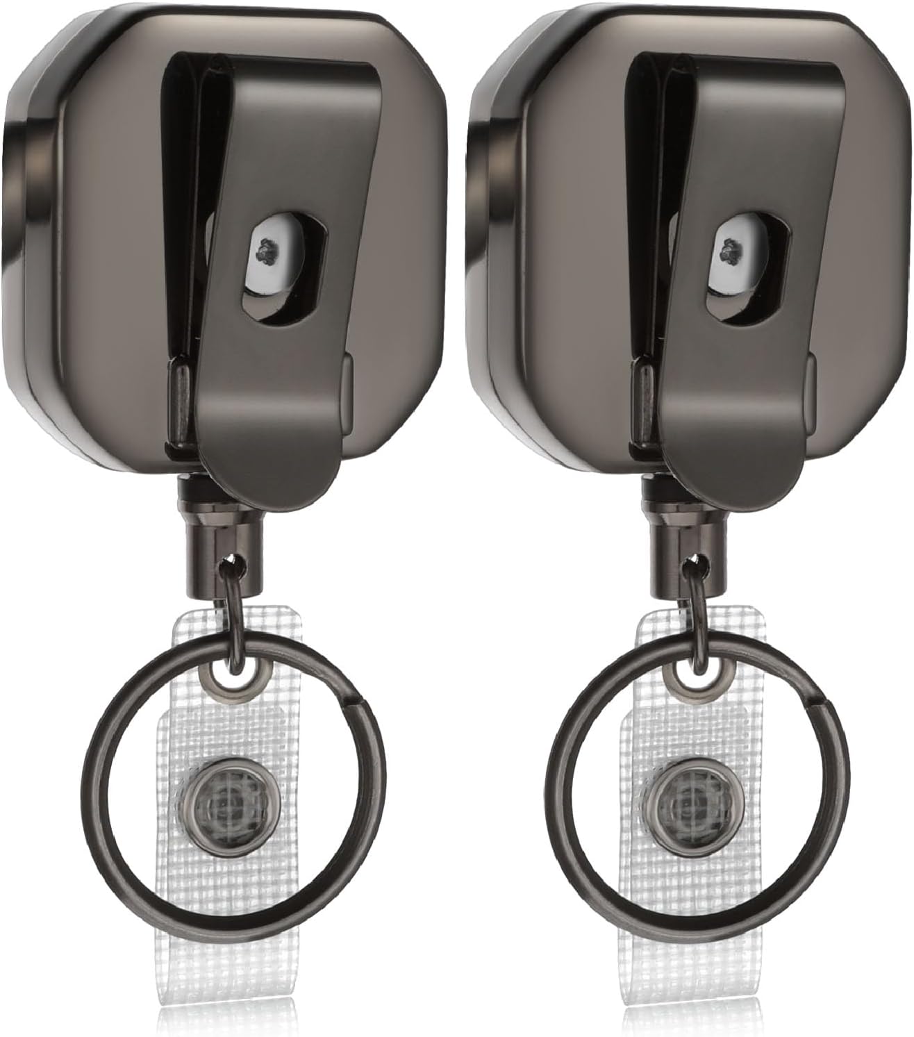 Amazon.com : Hard Plastic Vertical - 2 Side Load Multiple Card Badge ...