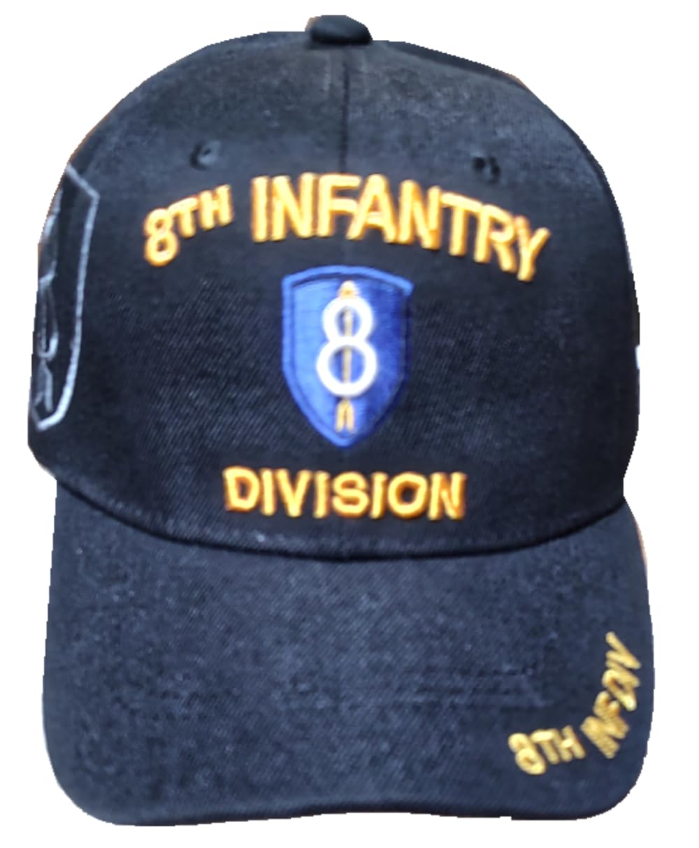 8th Infantry Division Military Cap, Black at Amazon Men’s Clothing store