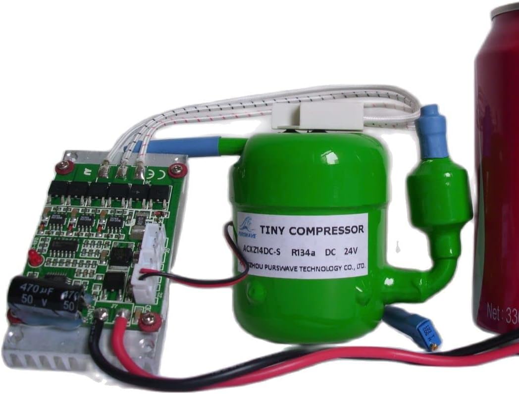 Amazon.com: Extra Small ST19DC DC Compressor 12V24V48V MAX 400W Capacity Portable Refrigerator ...