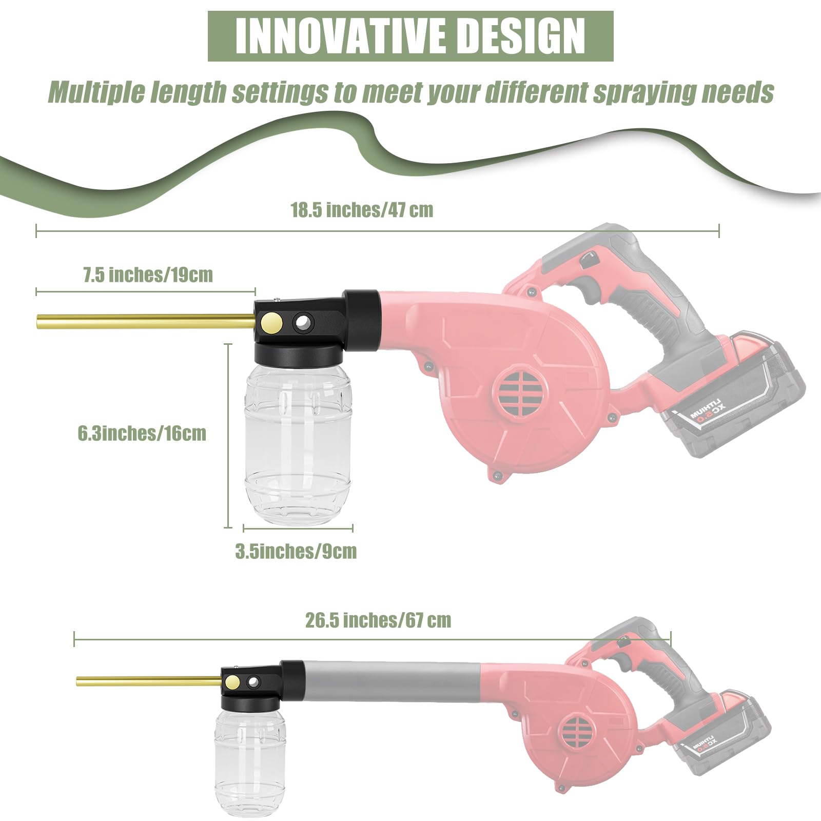 Snapklik.com : Dinftin Diatomaceous Earth Powder Duster For Milwaukee ...