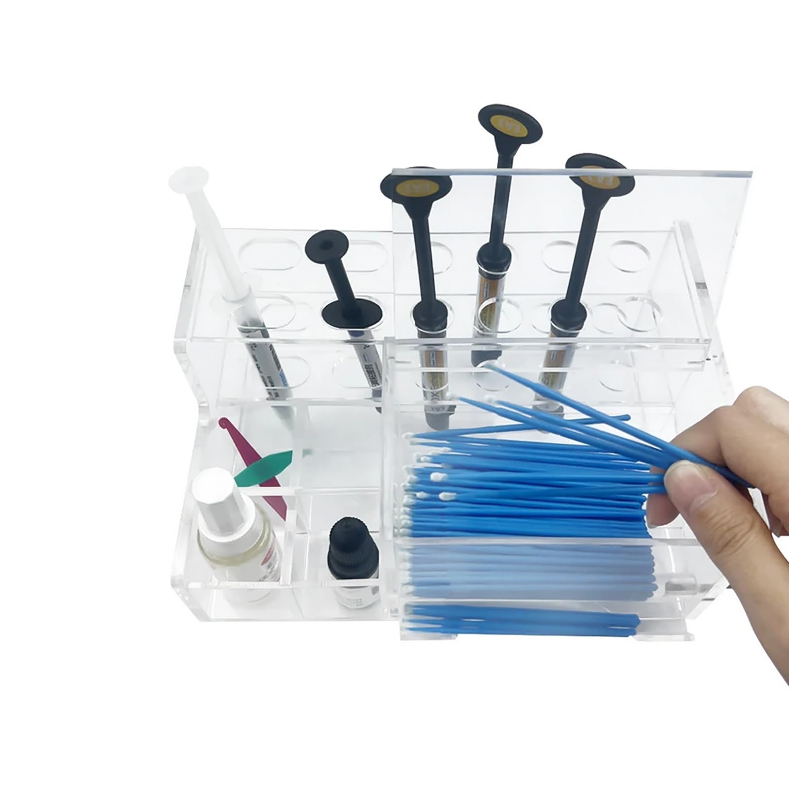 Snapklik.com : Dental Syringe Acrylic Organizer, Multi-Function Acrylic ...