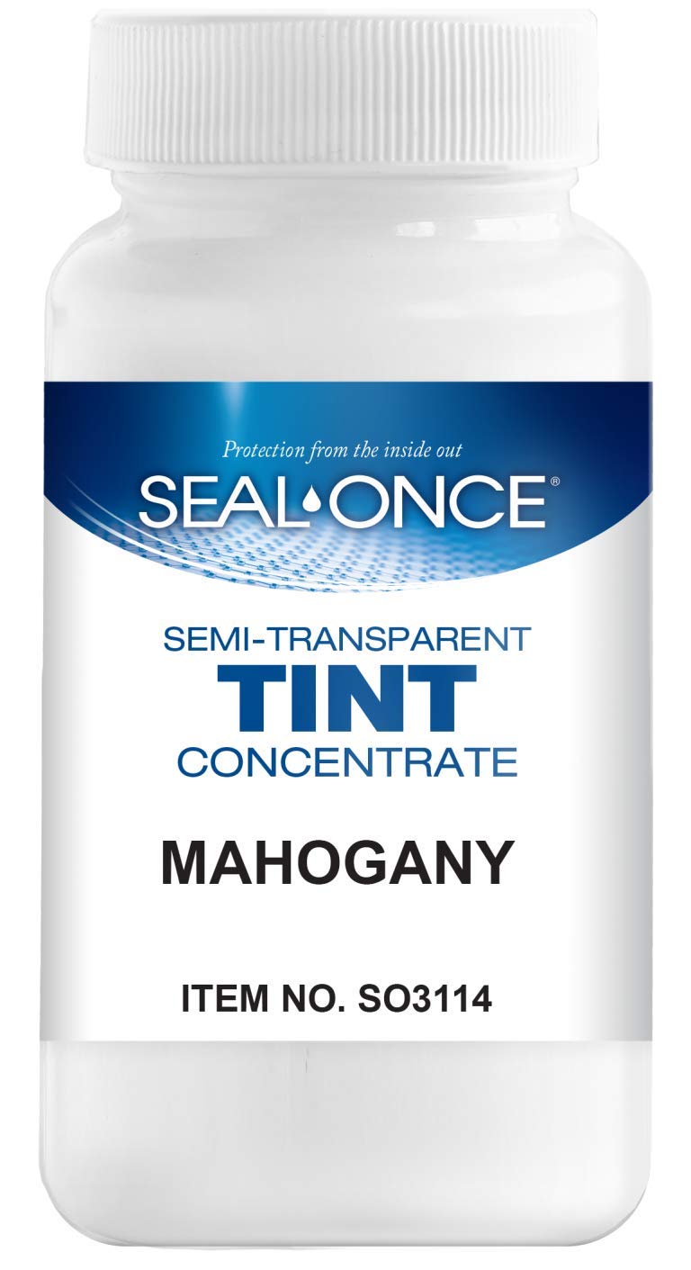 Amazon.com: Seal-Once Semi-Transparent Color Tints - Mahogany Liquid ...