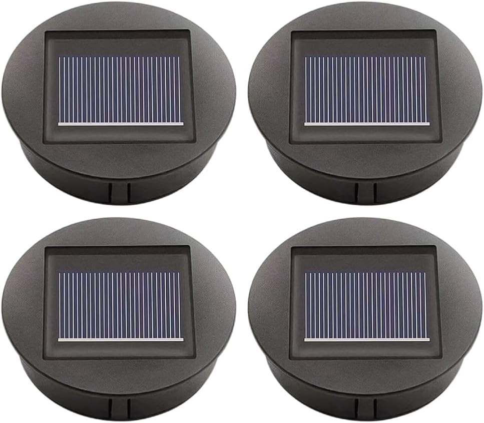 ELUTENG Solar Light Replacement Top 3.15in with Solar Lights ...