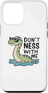 Amazon.com: iPhone 12 mini Loch Ness Monster Pun, Dont Ness With Me, Cryptid Nessie Case : Cell ...