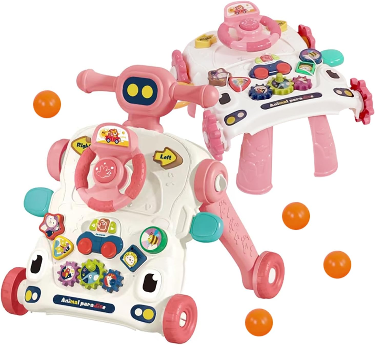 Amazon.com : Baby Walker Sit to Stand Walker for Baby 3 in 1 Toddler ...