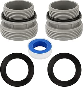 Amazon.com: Hbbgdiy Pool Filter Hose Adapter Conversion Kit 40 mm to 11 ...