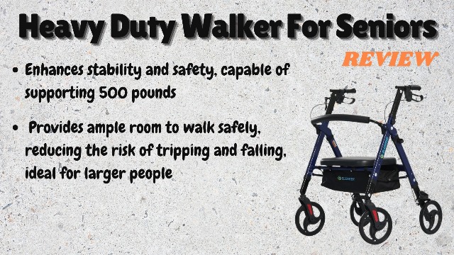Watch Heavy Duty Walker That Can Support Seniors Up To 500lbs on Amazon ...