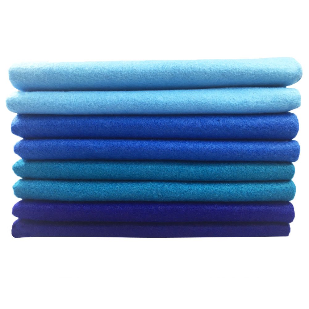 Snapklik.com : 4pcs Thick 1.4mm Soft Felt Fabric Sheet Assorted Color ...