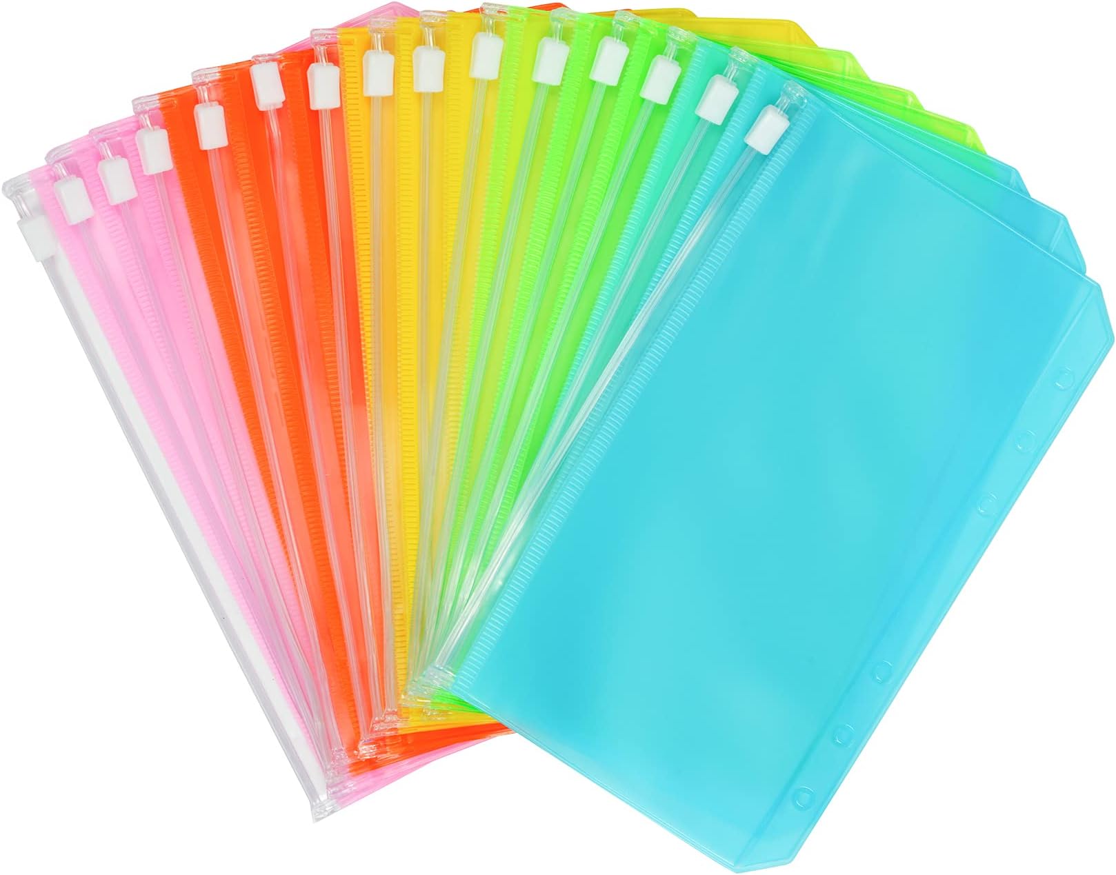 Amazon.com : Bskifnn 15PCS A6 Binder Pockets 6 Holes PVC Waterproof ...