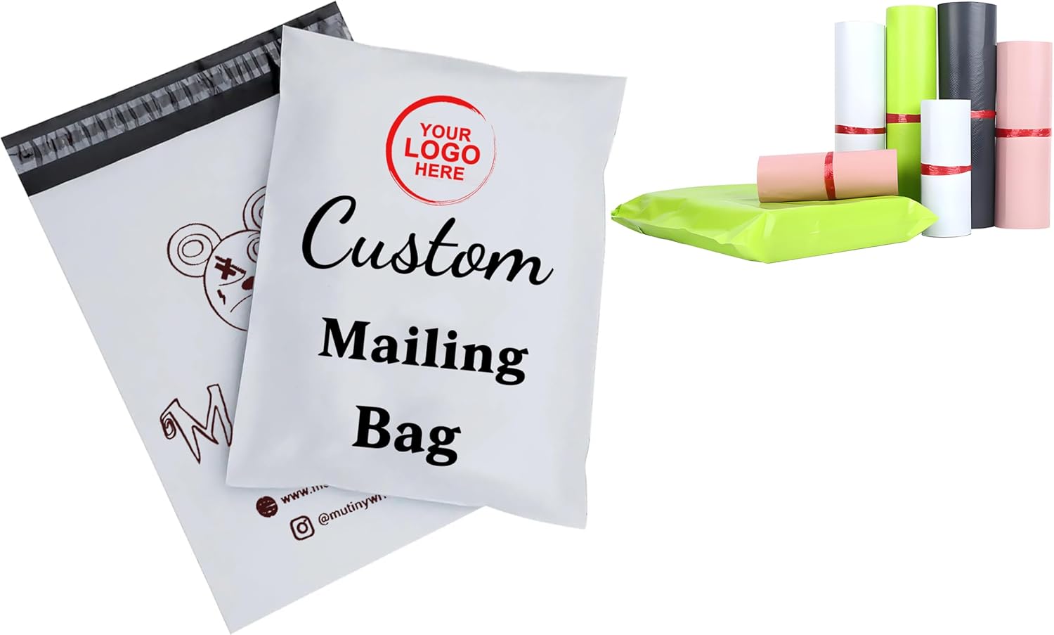 Amazon.com : Custom Poly Mailer Bags - Personalized Self-Seal Shipping ...
