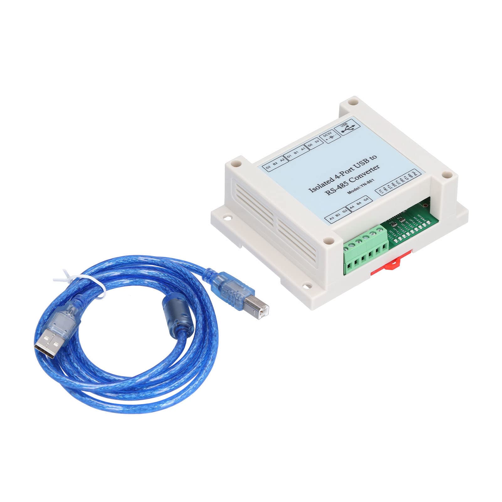 Eujgoov Usb To Rs 485 Converter Module Hub Optical Isolation ...