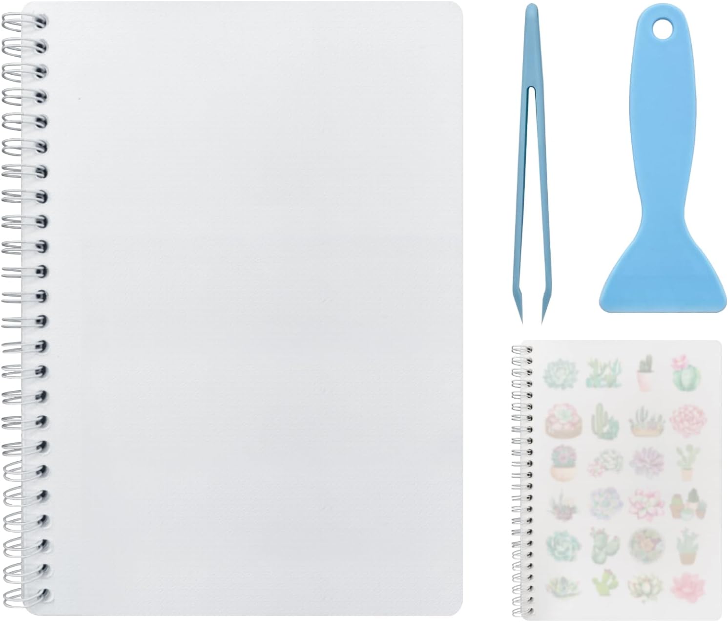 Amazon.com: DHATMYC Reusable Sticker Book Collecting Album A5 Size 80 ...