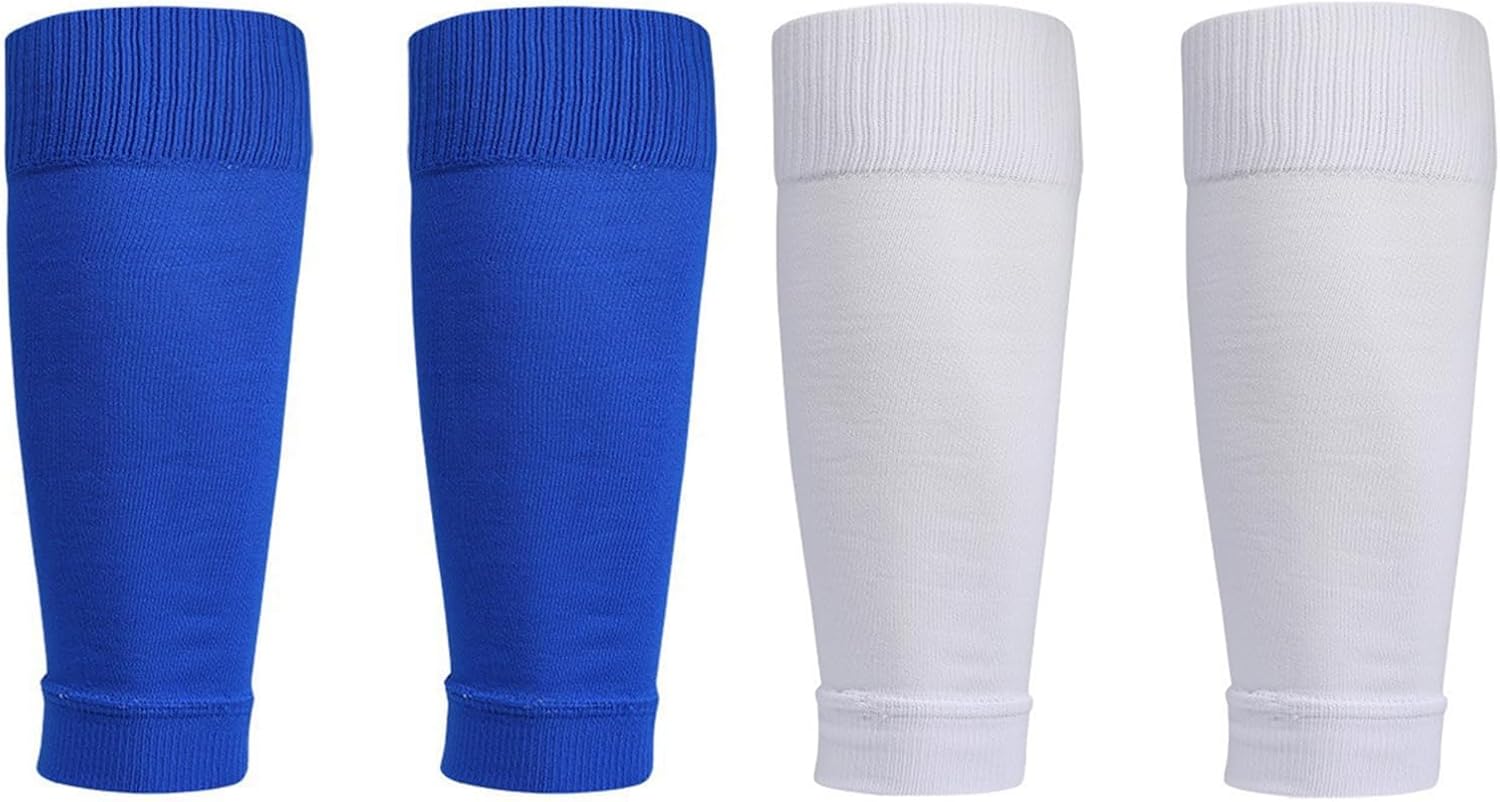 2 Pair Football Sock Sleeve, Football Socks, Shin Pad Sleeves, Sock ...