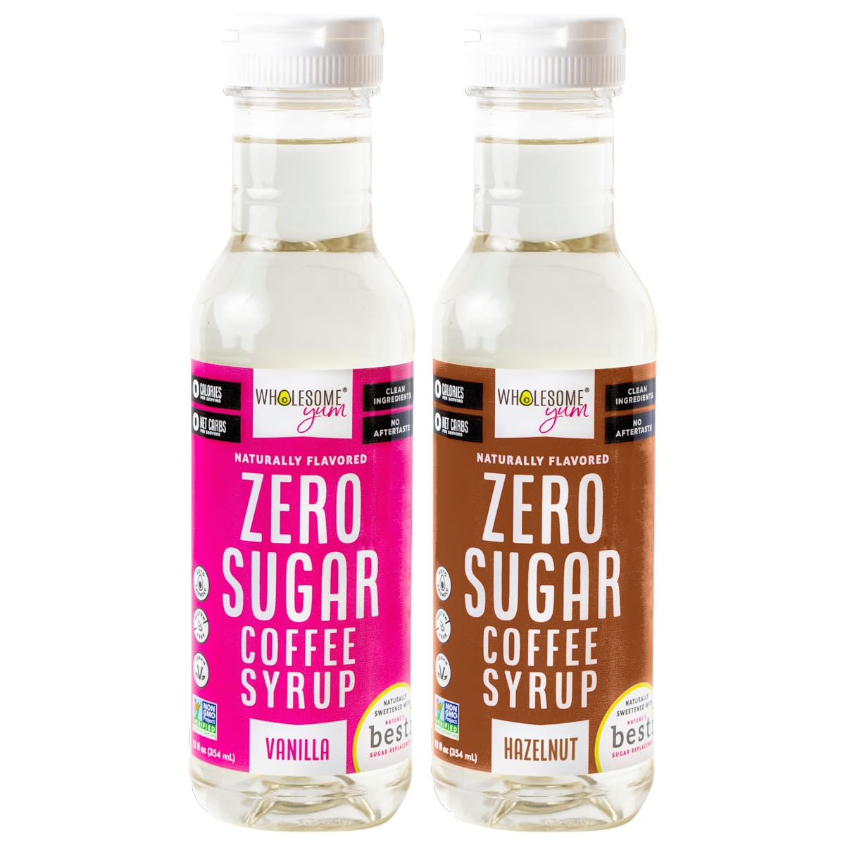 Amazon.com: Wholesome Yum Zero Sugar Coffee Syrup (Keto Coffee Syrup ...