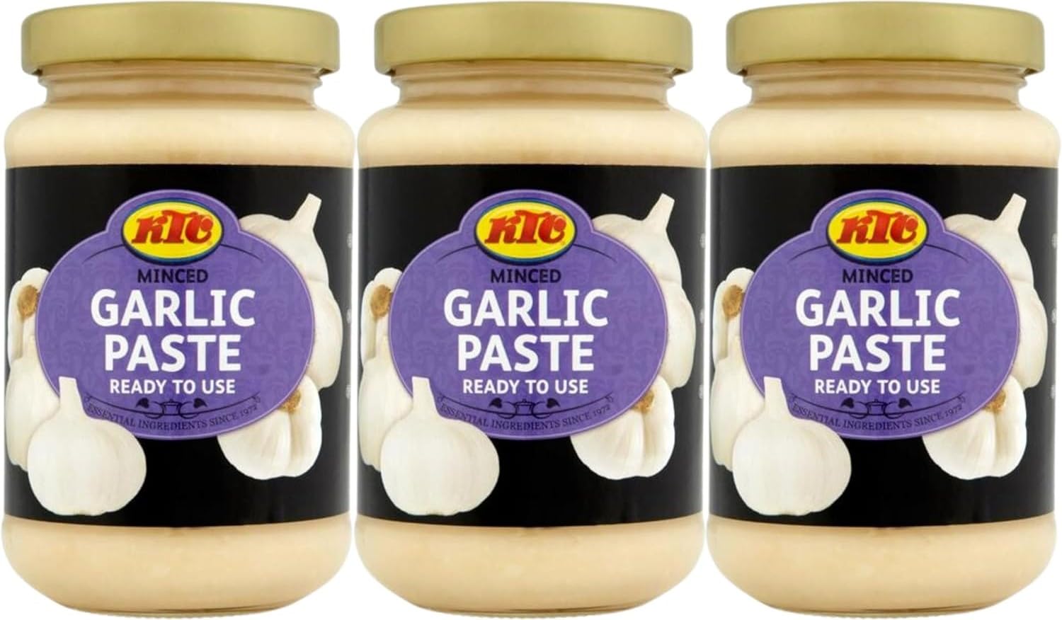 KTC Garlic Paste 210g - Pack of 3 | Made for Cooking, Marinades, and ...
