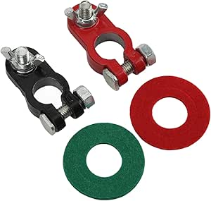 Amazon.com: 17-19mm Battery Terminal Clamps Aluminium Alloy Insulation ...