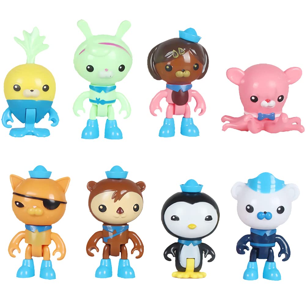 Buy Mini Octonauts Figures,8 PCS Octonauts Cake Decoration, Octonauts ...