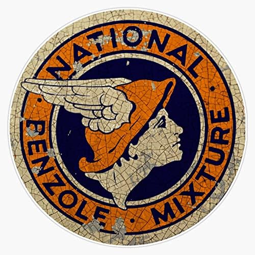 Amazon.com - National Benzole Vintage Oil and Gas Sticker Bumper ...
