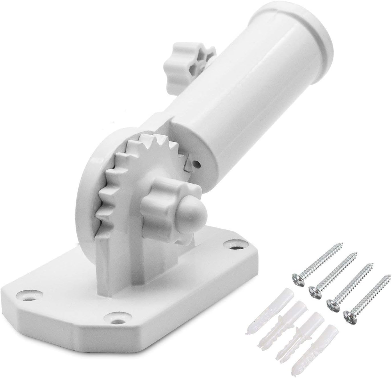 Amazon.com : MOCOST Adjustable Flag Pole Holder Heavy Duty Wall Mount ...