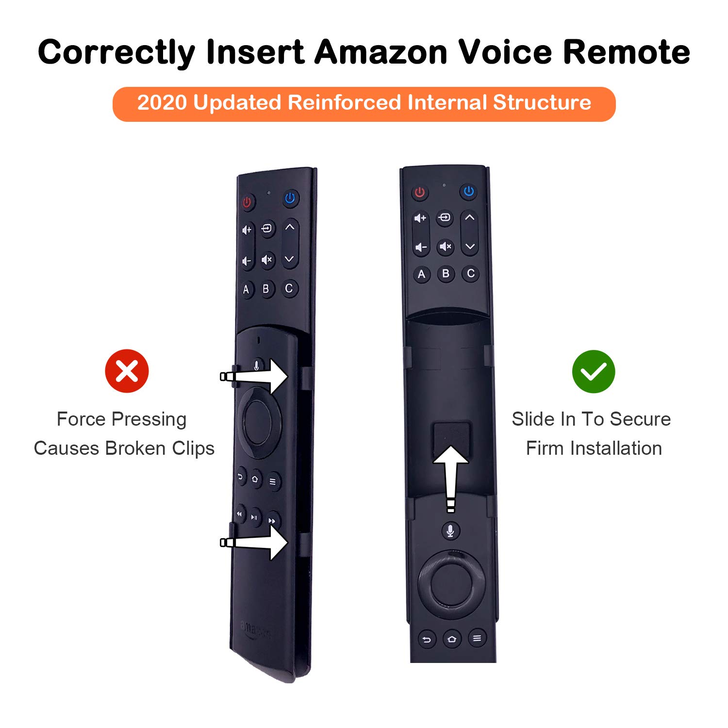 Snapklik.com : SofaBaton F2 Universal Remote Attachment For Fire TV ...