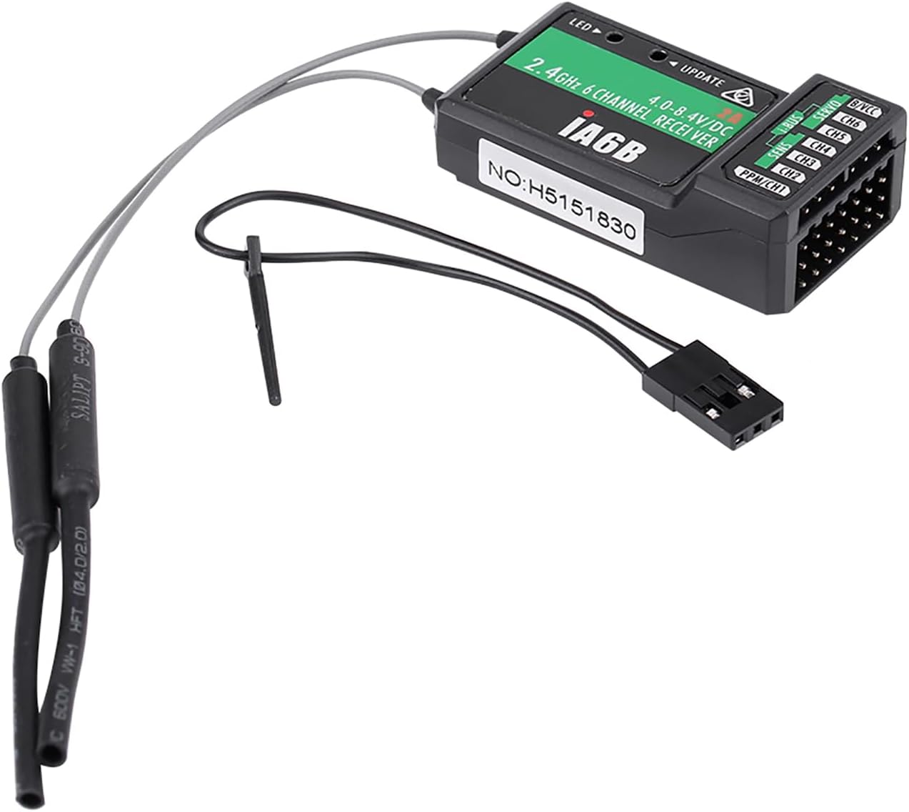 RC Boat Receiver, Flysky FS‑IA6B IA6B 2.4G 6CH 2.4G Modes RC Receiver ...