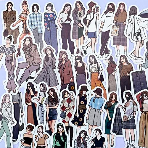 45 Pcs Of Fashion Lovely Girls Reusable Self-Adhesive Sticker s ,Girl ...