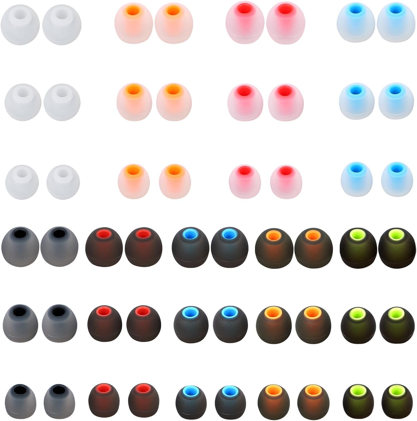 Amazon.com: ALXCD Ear Tips for in-Ear Headphones, S/M/L Sizes 12 Pairs ...