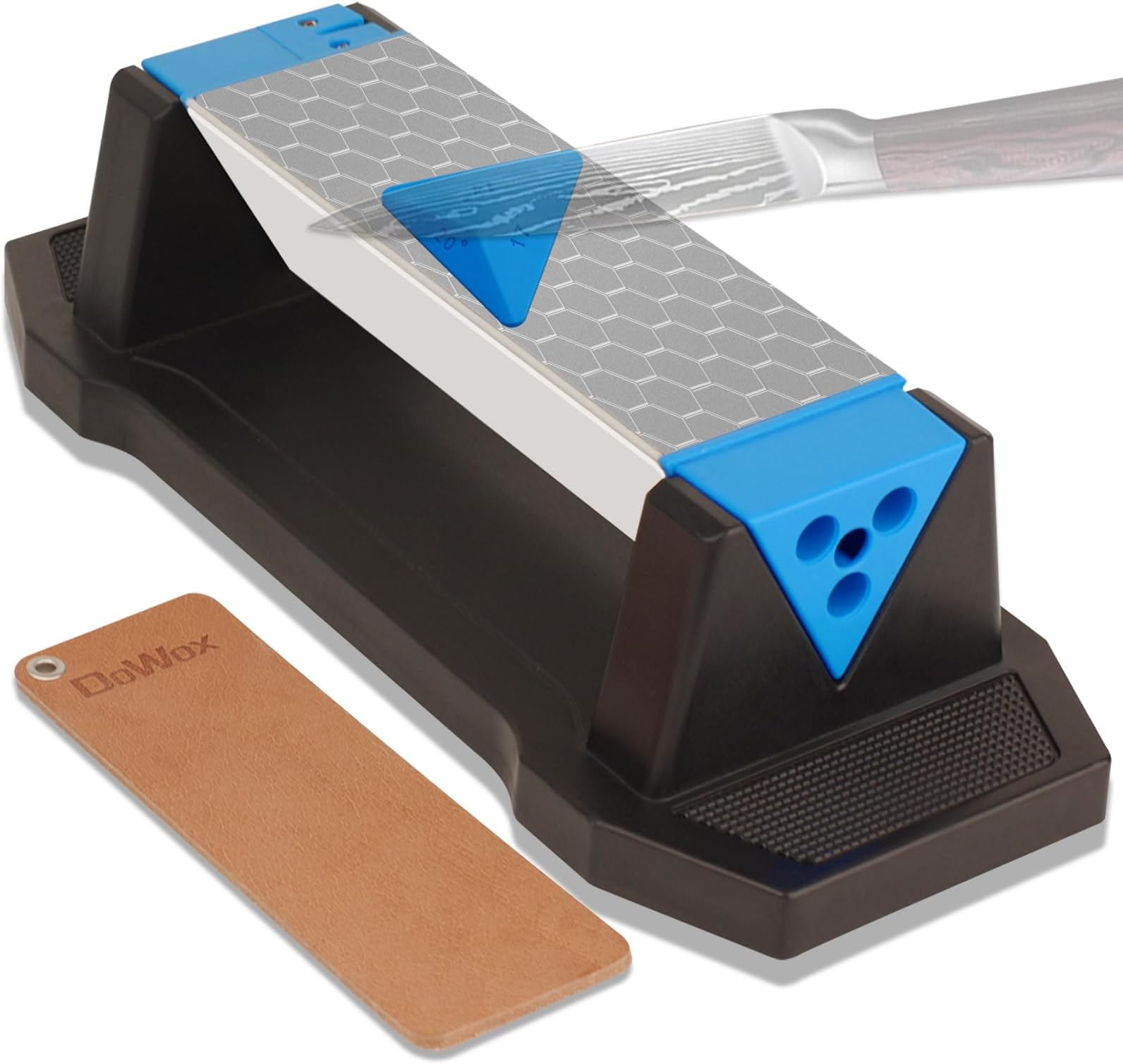 Amazon.com: 4 Way Diamond Knife Sharpener Hone Sharpening Stone New ...