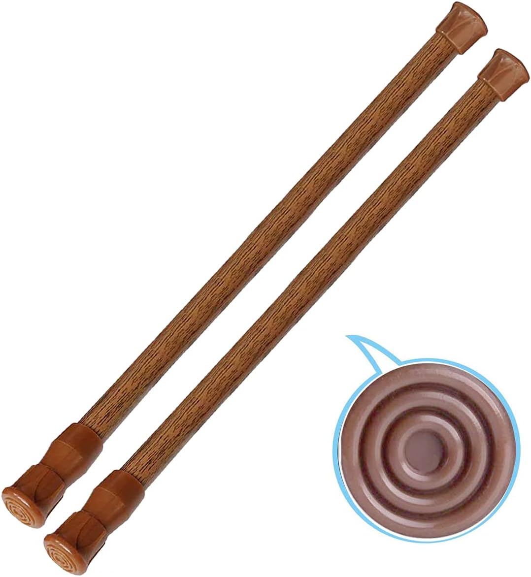 Amazon.com: 2 Pack Small Tension Rods 15.7 in to 28 Curtain Rods Window ...