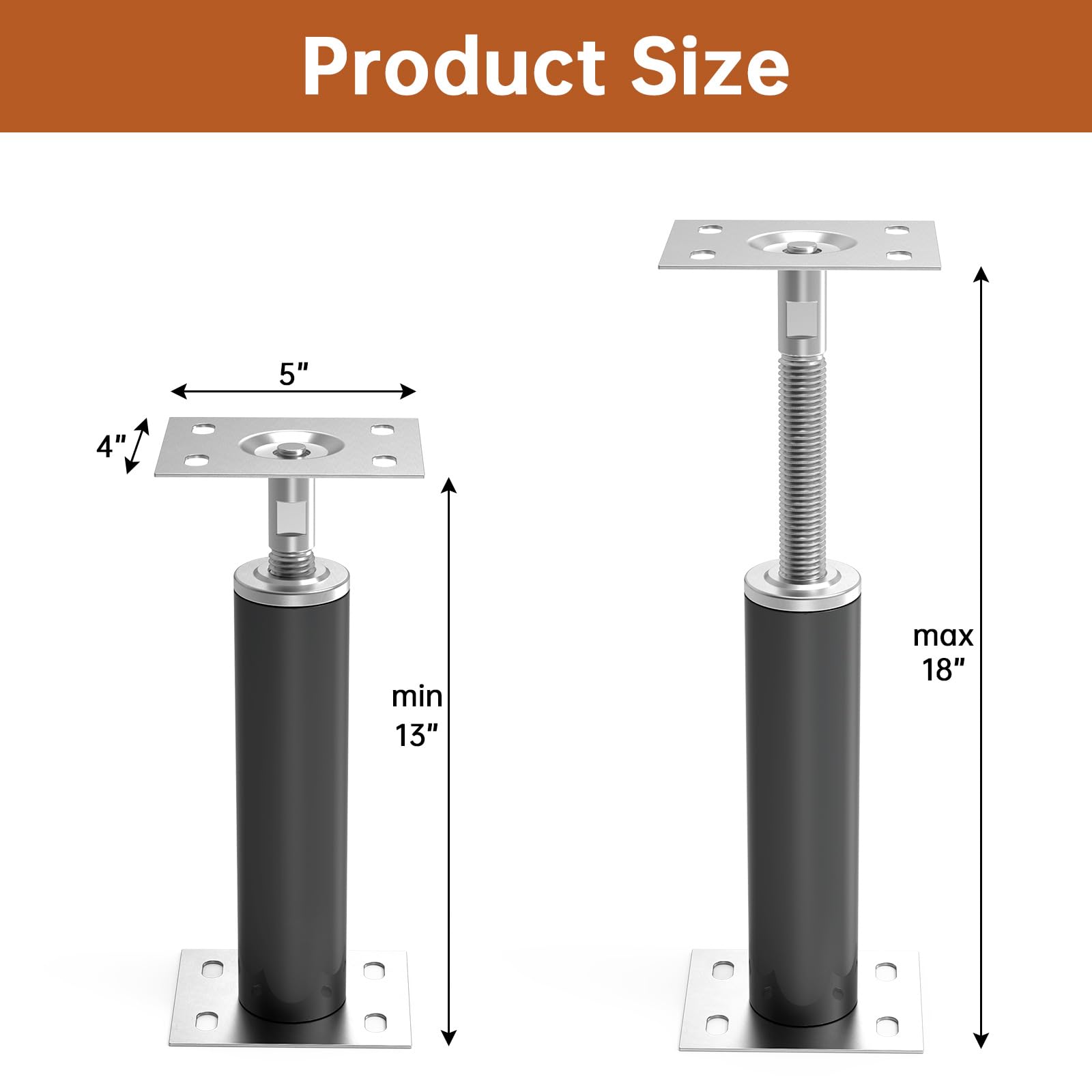 Snapklik.com : ForoGore 2 Pack House Jacks For Leveling Adjustable ...
