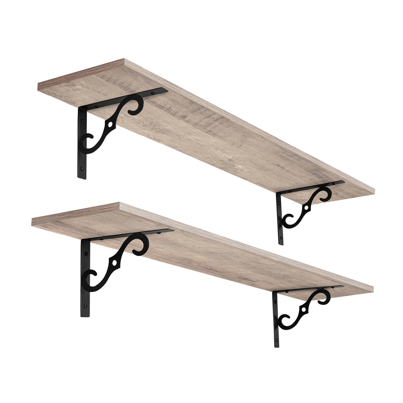 Amazon.com: DINZI LVJ Long Wall Shelves, 31.5 Inch Large Floating ...