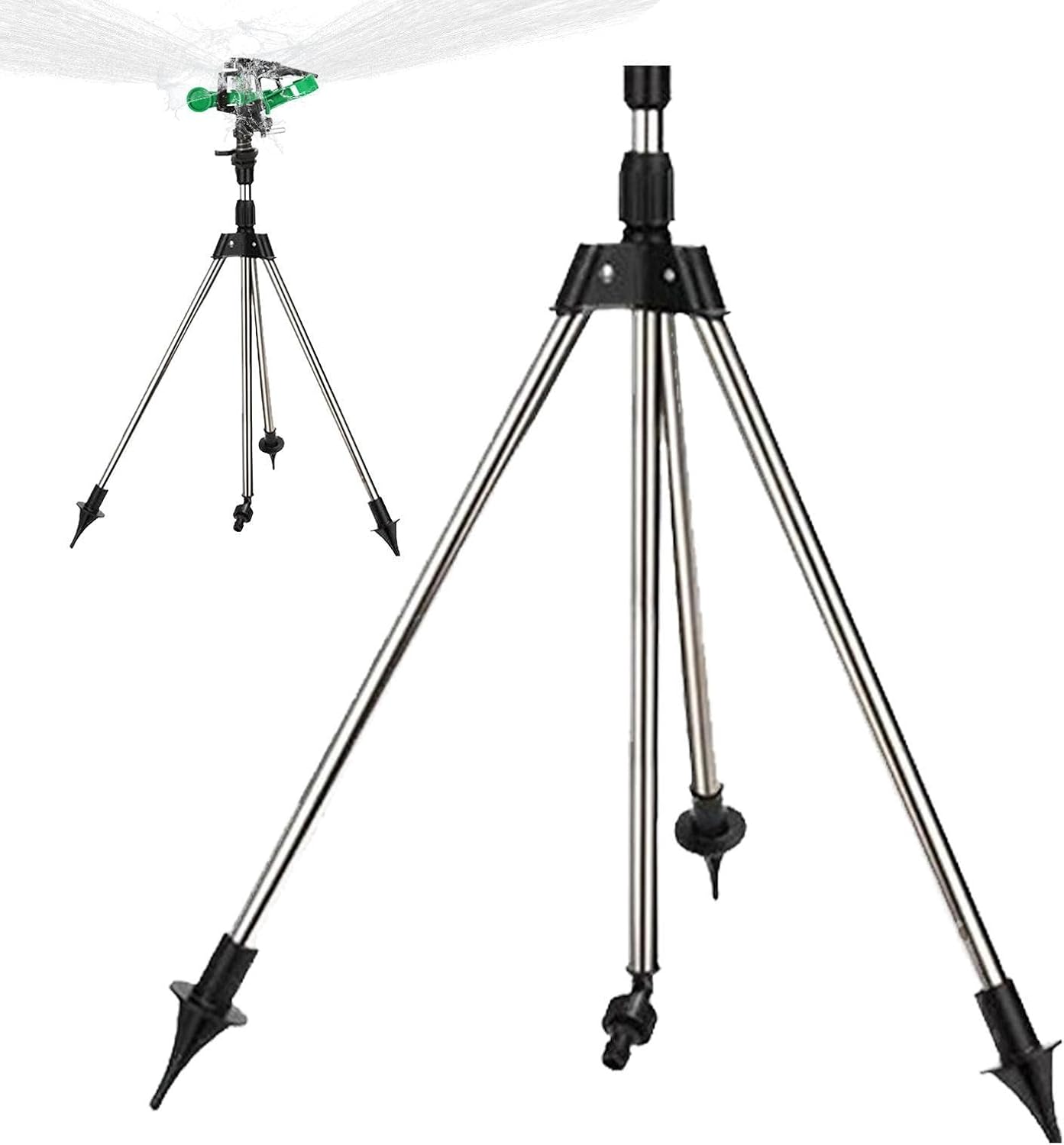 Amazon.com : Tripod Sprinkler | Telescoping Water Tripod Sprinkler ...