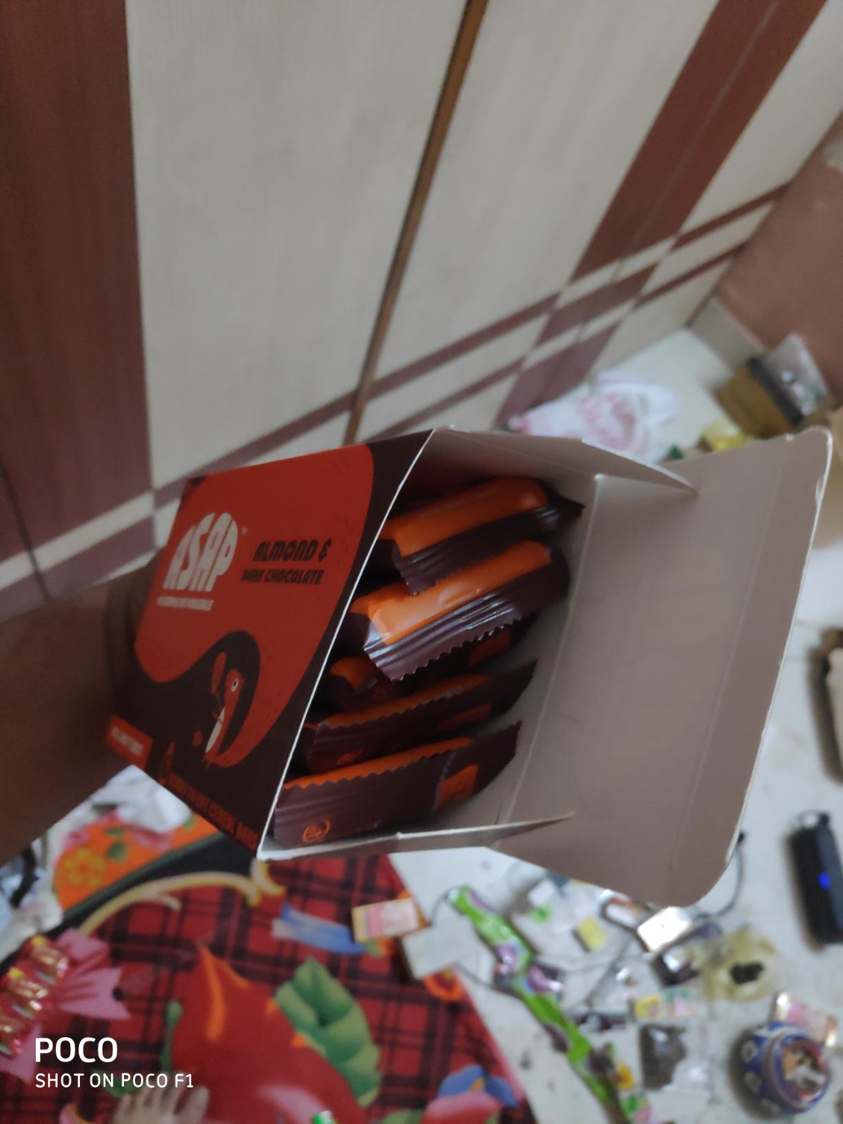 ASAP Energy Bars - 6 Bars, Healthy Protein Bars with Dark Choco, Rolled ...